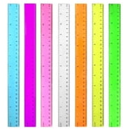 GETAJGHSD 6Pcs Green Plastic Ruler for Fractional Measurement and ...