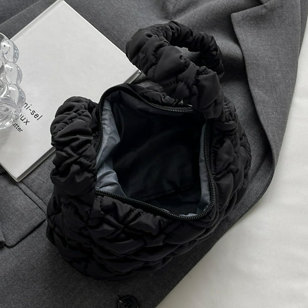 TBW Women Padded Soft Purse Large Capacity Satchel Bag Cotton Candy ...