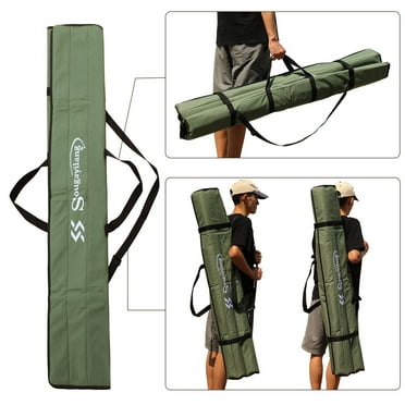 Portable Fishing Rod Pole Carrier Carry Case Organizer Storage Travel Bag - Walmart.com