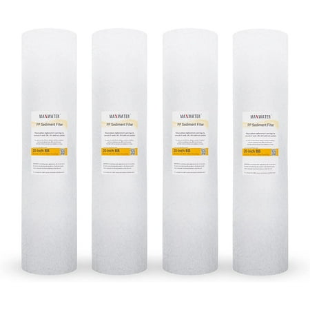 Max Water 20 inch x 4.5 inch, 5 Micron Replacement Sediment Water ...