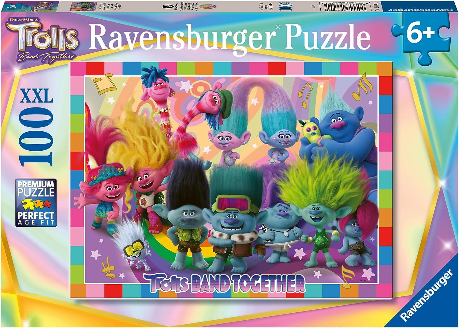 Ravensburger Children's Puzzle 13390 -Trolls 3-100 Pieces XXL Trolls ...