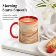 Boho Desert Sunrise Coffee Mug, Minimal Sand Dune Landscape Design, 11 ...
