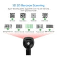 Wired 1D QR 2D Barcode Scanner Handheld USB Wired Bar Codes Reader CCD ...