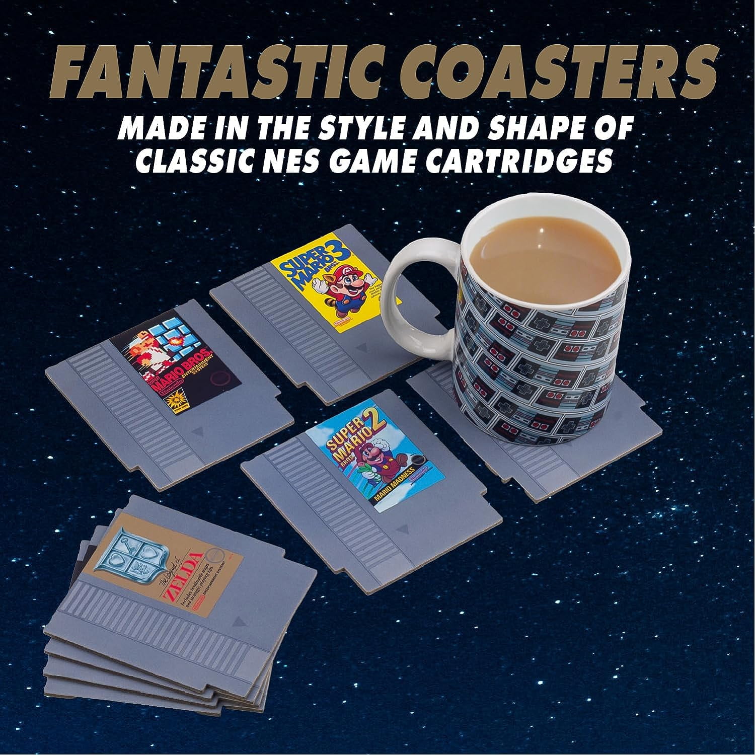 Nes cartridge coasters store