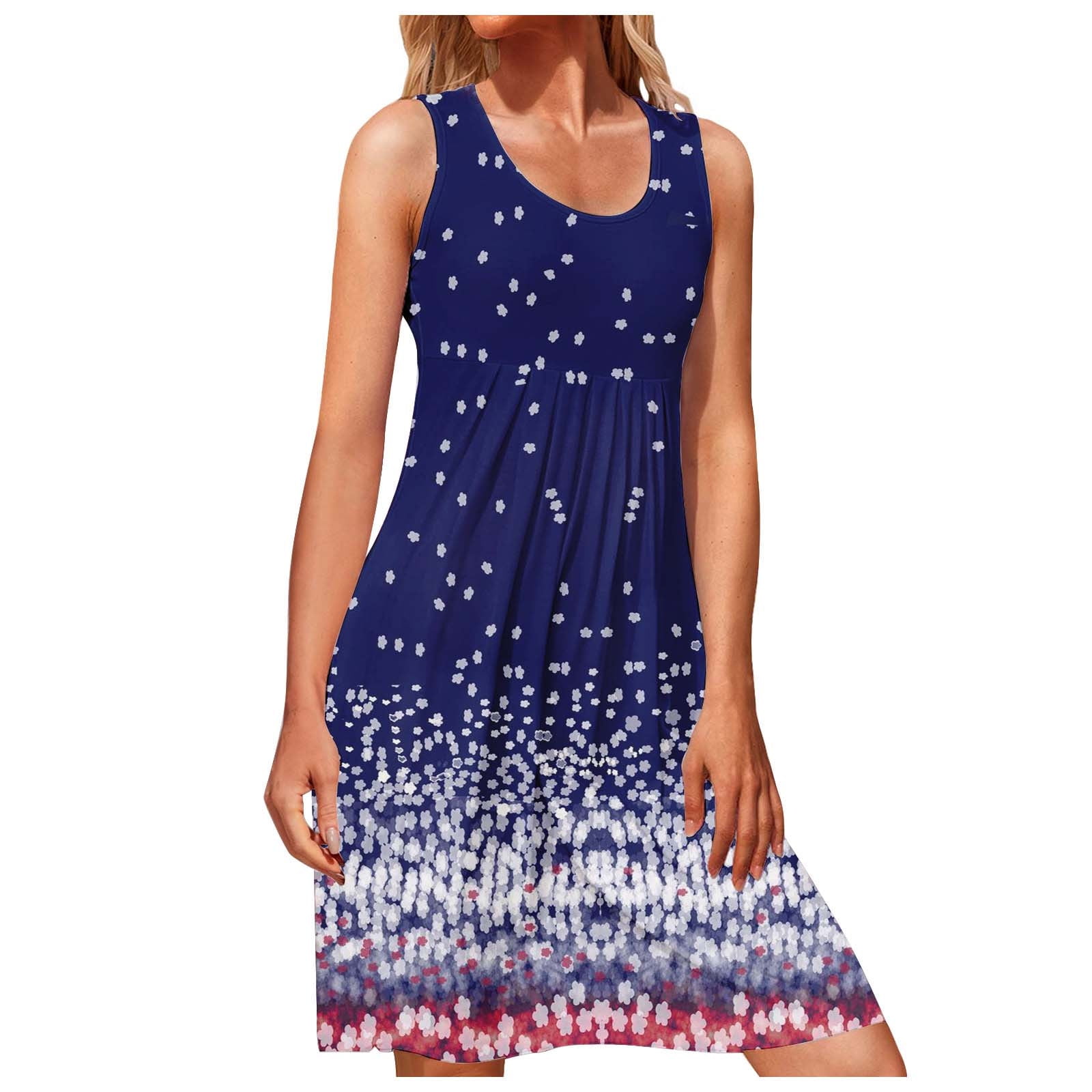 Click here for Birdeem Womens Fashion Round-Neck Sleeveless Print... prices