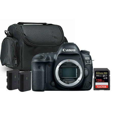 Canon EOS 5D Mark IV Full Frame Digital SLR Camera Body + SanDisk ...