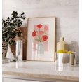Affixzi Flower Art Print, Minimalist Floral Wall Decor, Modern ...