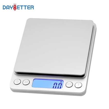 Salter 1078SS White Digital Kitchen Scale with Stainless Steel Platform ...