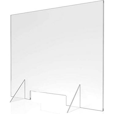 Azar Displays 179756-187 30" x 40" Acrylic Protective Shield with Metal ...