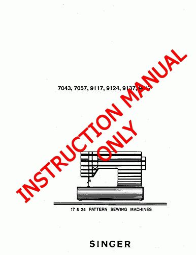 Singer 4623 Sewing Machine/Embroidery/Serger Owners Manual - Walmart.com