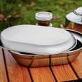 4 Pack Multifuntional 304Stainless Steel Plates Plate Cooking Plate ...