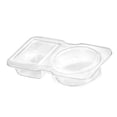 BIMZUC 20 Pack Reusable Snack Containers with Lids 2 Compartment ...