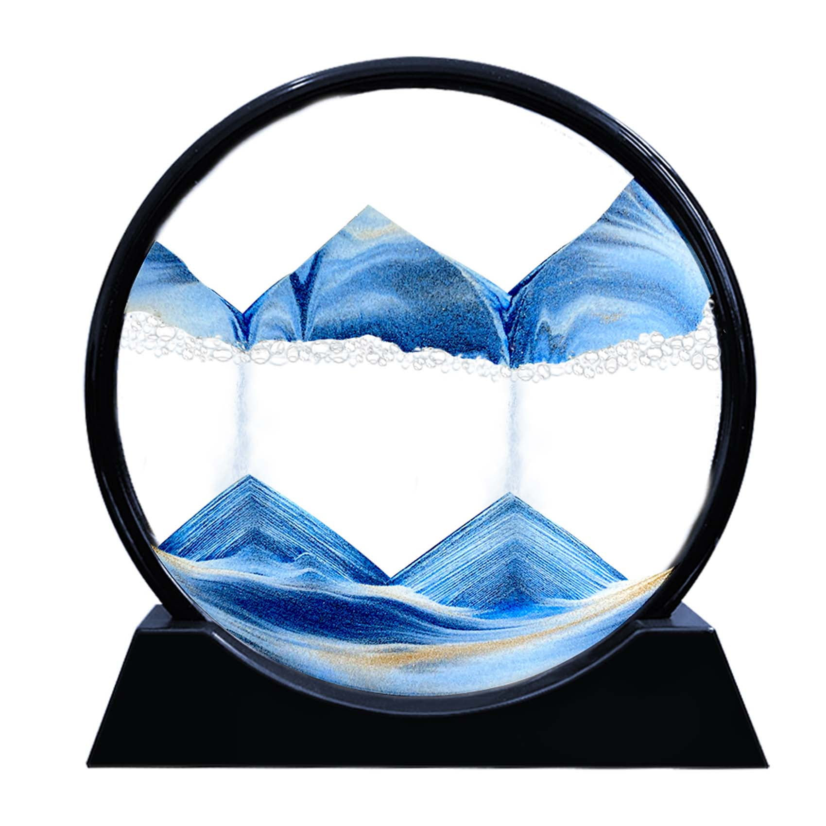 Aoderun Moving Sand Art Picture 3D Color Quicksand Decor Home Relaxing ...