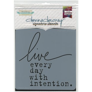 Donna Downey Signature Stencils, 8.5" x 8.5" - Walmart.com