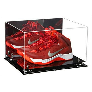 Deluxe Acrylic Large Shoe Display Case for Basketball Shoe Soccer Cleat ...