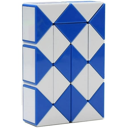 24 pieces of various magic ruler plastic magic snake cube random color ...