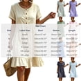 ClodeEU Women's Short Sleeve Round Neck Button Down Midi Dress,Casual ...