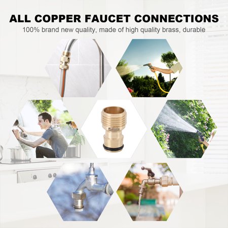 TB&W Copper Faucet Connection - Corrosion & Rust Resistant Faucet ...