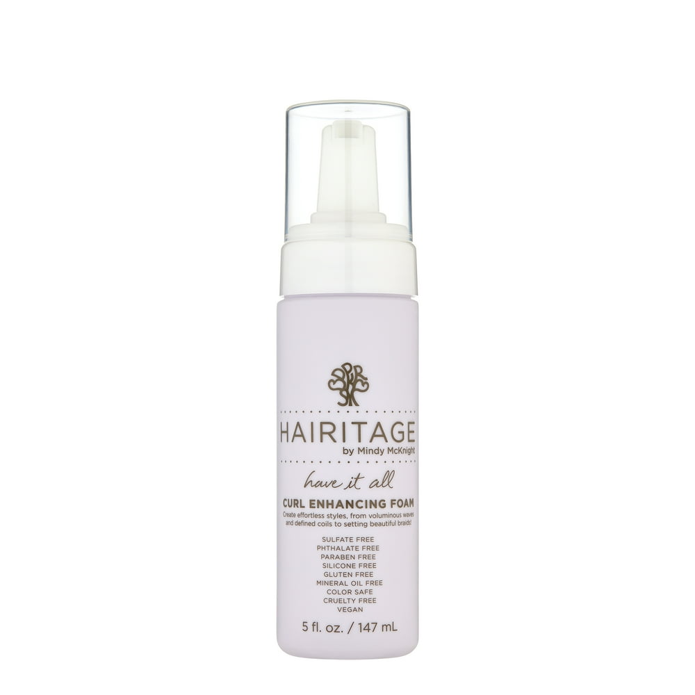 Hairitage Have It All Curl Enhancing Foam for Curly to Coily Hair Types ...