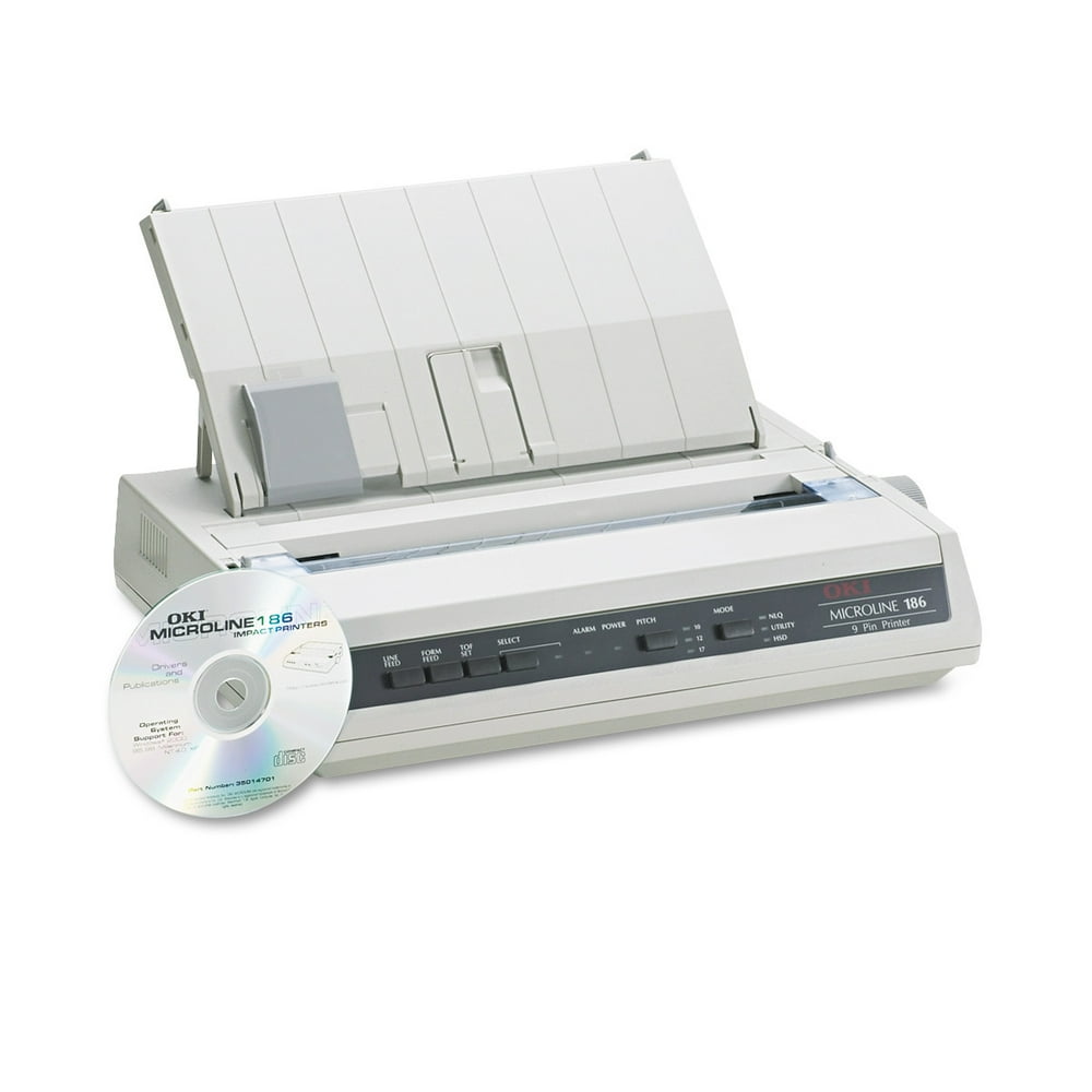 Oki Microline 186 Dot Matrix Printer (Parallel) - Walmart.com - Walmart.com