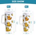40 oz Stainless Steel Tumbler Vacuum Insulated Leak Proof Stainless ...