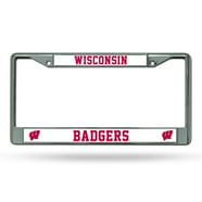 Wisconsin Badgers #1 Fan Metal License Plate - Walmart.com