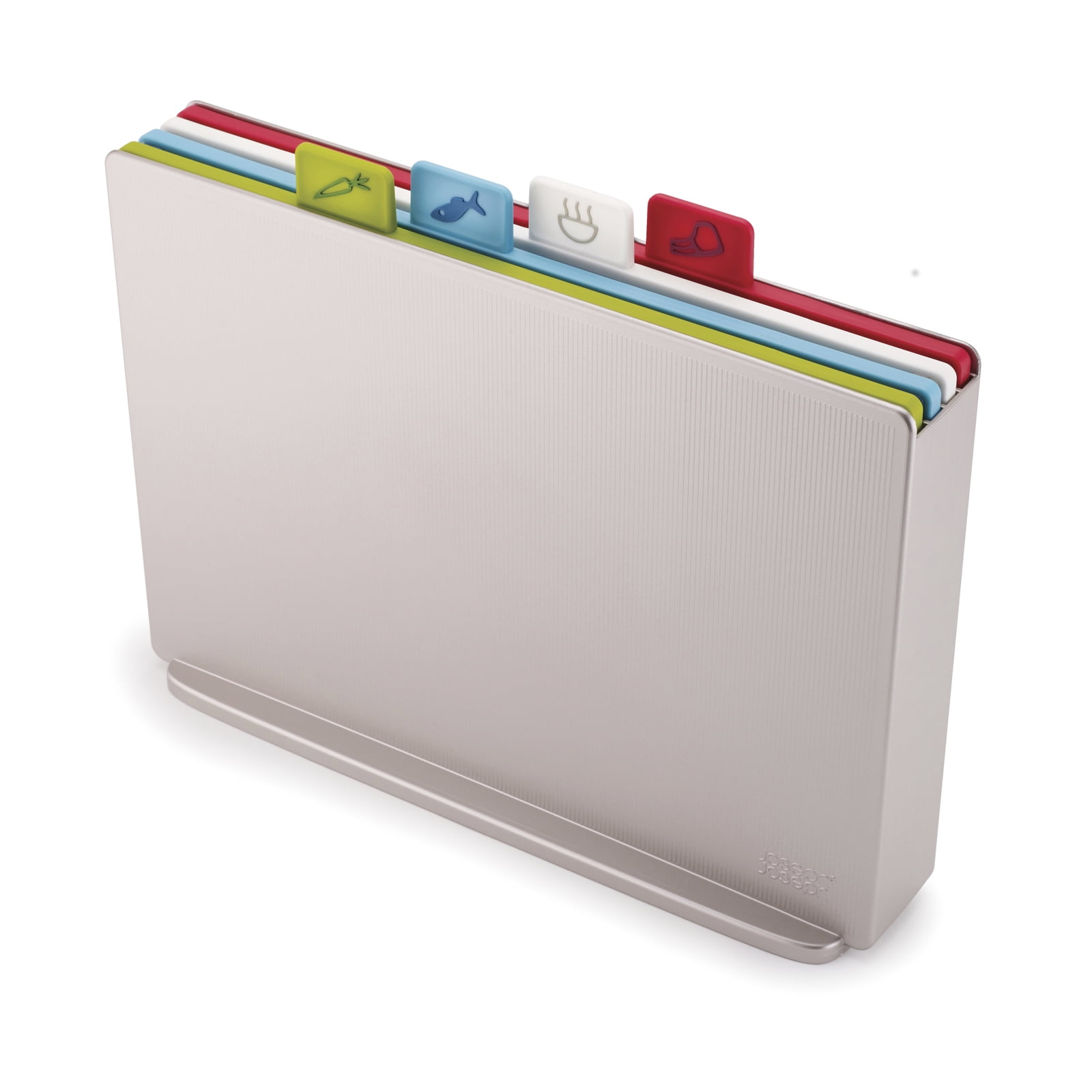 Joseph Joseph Silver Large Index Color-Coded Cutting Board Set ...