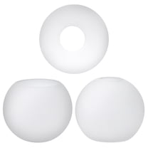 "GoldSwift Amber Bubble Round Glass Lamp Shade, 3 Pack, 5.9""W x 5""H ...