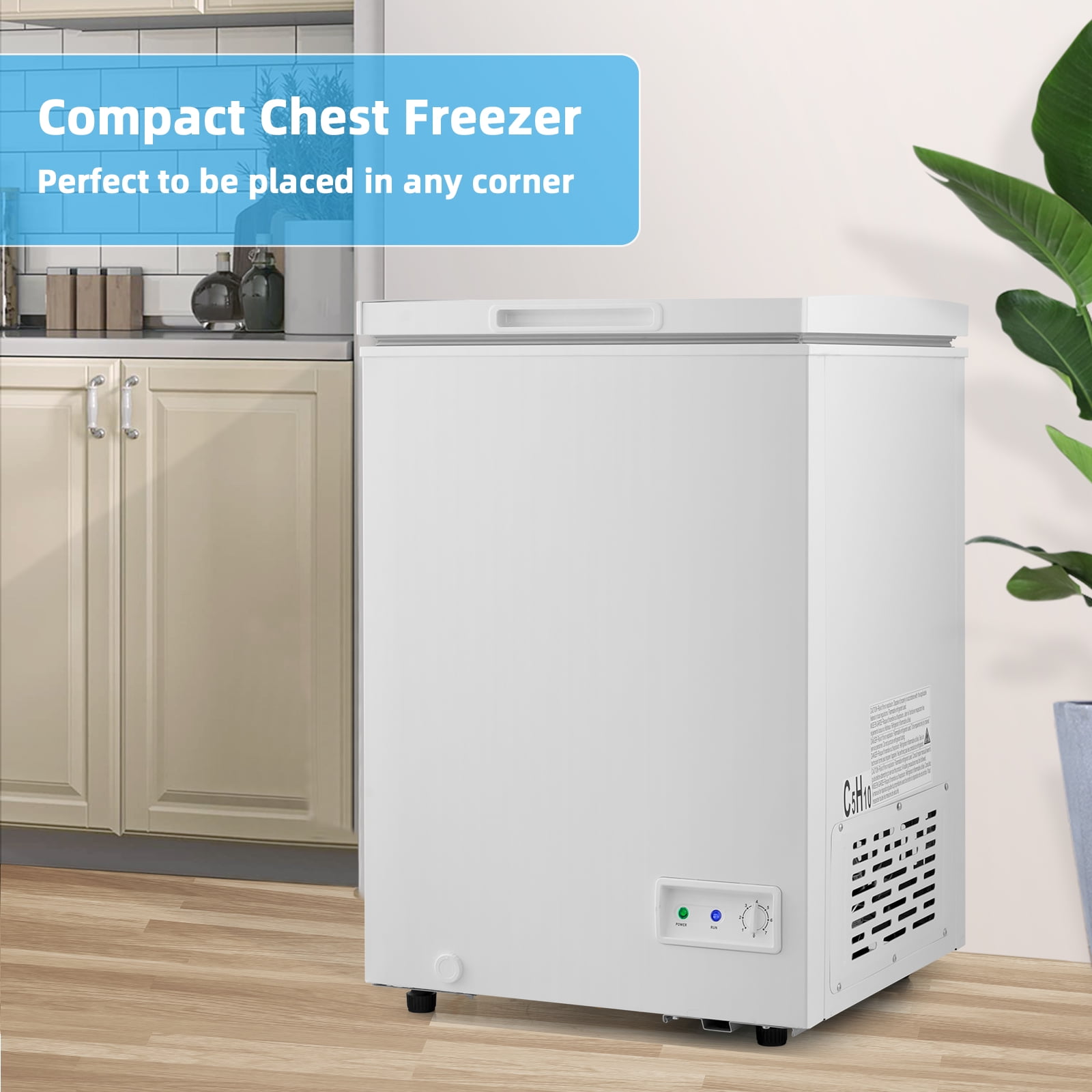 Energy Efficient Freezer WANAI 3.5 Cu.ft Chest Freezer - Energy ...