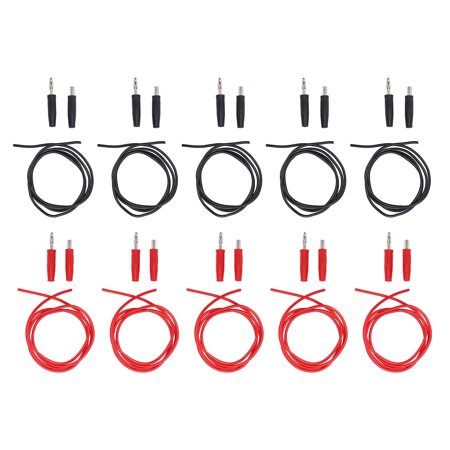 Loewten Male To Female Test Cable,5 Set 4mm Banana Plug Test Male To ...