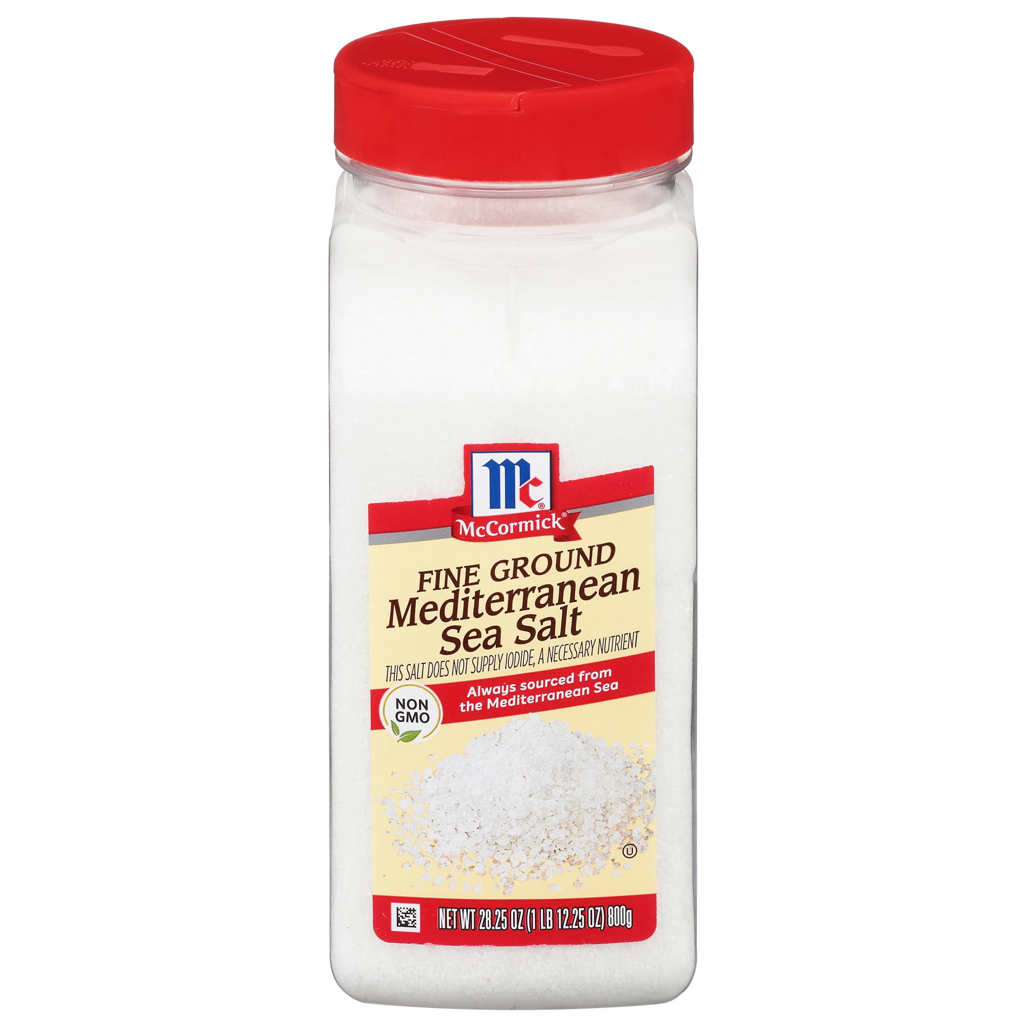 McCormick Fine Ground Mediterranean Sea Salt, 28.25 oz - Walmart.com