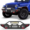 For 2007-2018 Jeep Wrangler JK Front Bumper,For 2018-2025 Jeep Wrangler ...