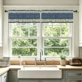 Blue Lemon Curtain Valance Boho Floral Kitchen Treatment Valances 2 ...