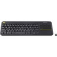 Logitech K400 Plus Wireless Touch Keyboard - Quiet, Flat, Compatible ...