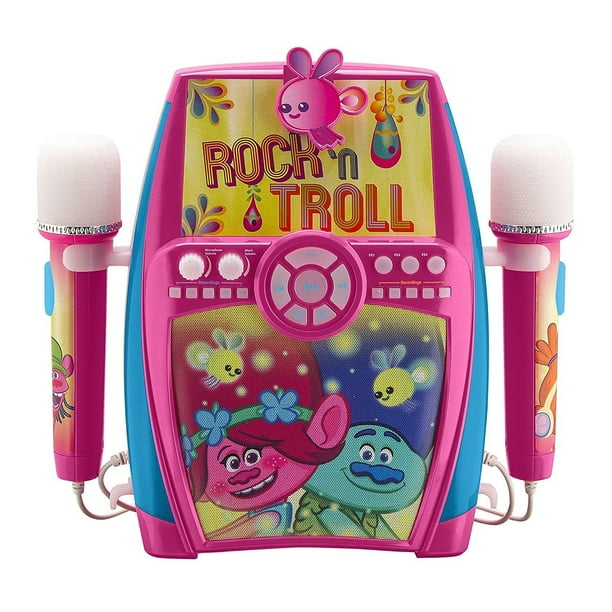 Trolls Deluxe Sing Along Boombox with Dual Microphones - Walmart.ca