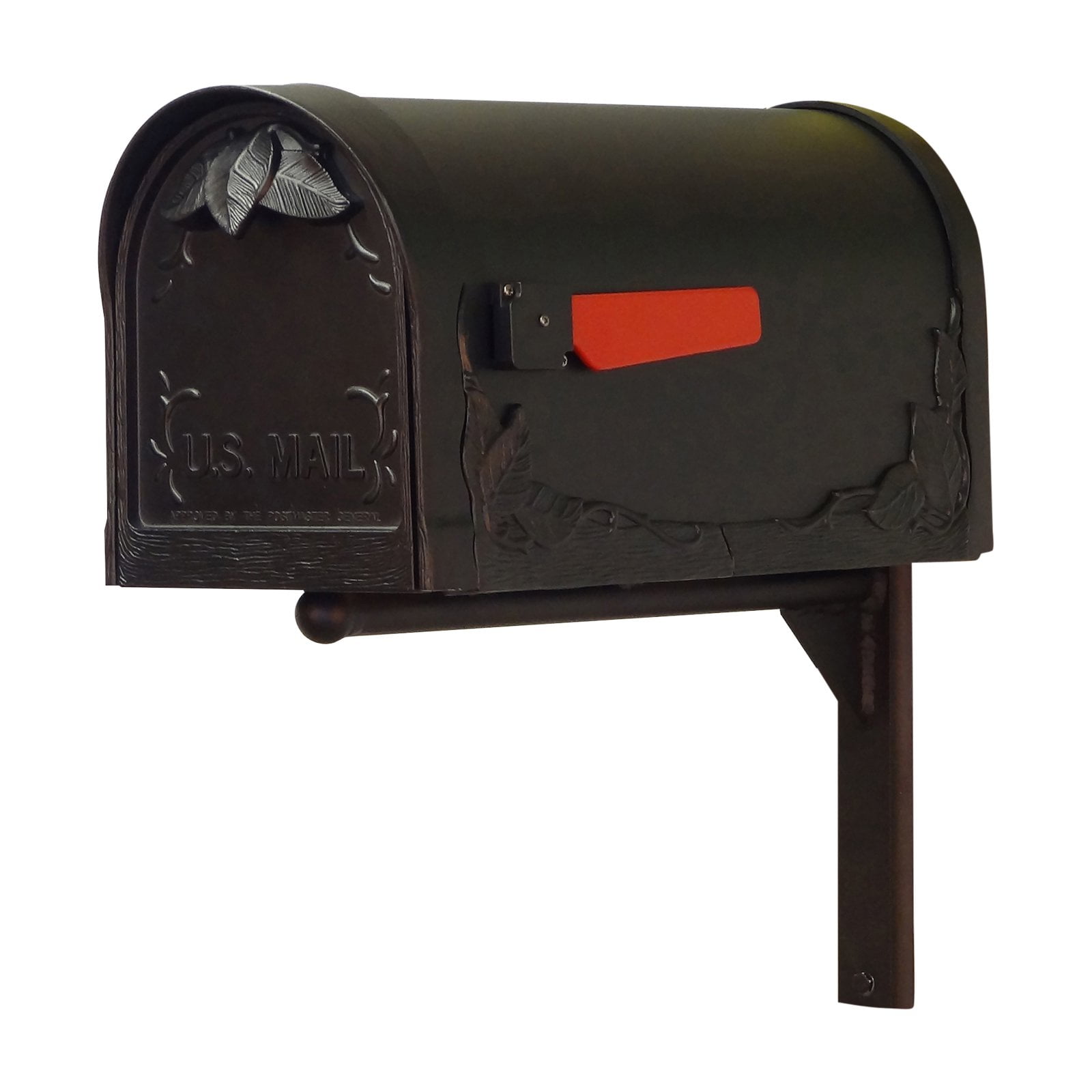 Special Lite Products Floral Curbside Mailbox with Ashley Mailbox ...