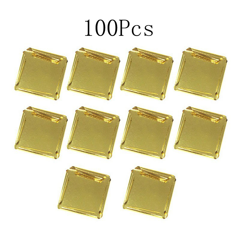 24K Genuine Edible Gold Leaf 100 Sheets Gold Foil Loose Leaf For Cake 24K Genuine Edible Gold Leaf 100 Sheets Gold Foil Loose Leaf For Cake