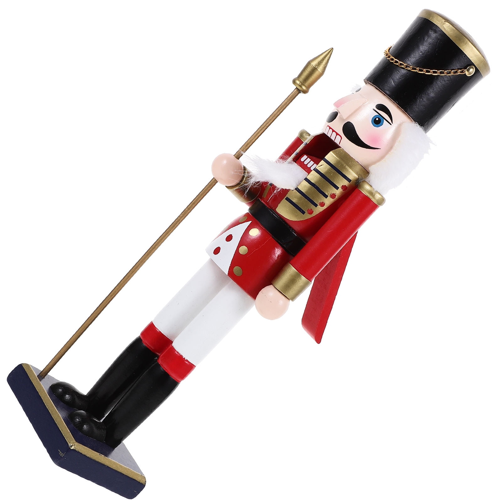 Click here for Washwepe 38x9x8cm 1pcs Wood Nutcracker Figurine De... prices