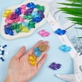 1 Set 36Pcs 6 Colors Transparent Acrylic Pendants Mixed Color 26x42mm ...