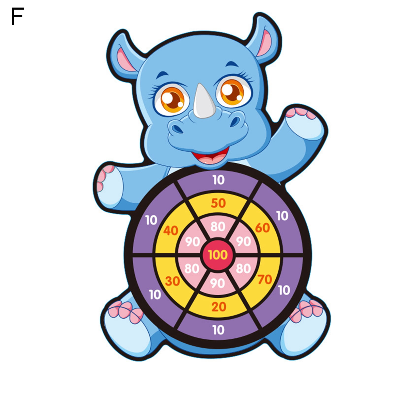 Anvazise Sticky Cartoon Animal Target Balls Dart Board Parent Kids ...