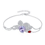 Willstar Adjustable Bangle Plating 925 Silver Bracelet Ladies Jewellery ...