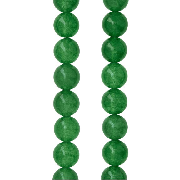 Dark Green Dyed Tiger's Eye Round Beads - 8mm by Bead Landing™ 22pc ...