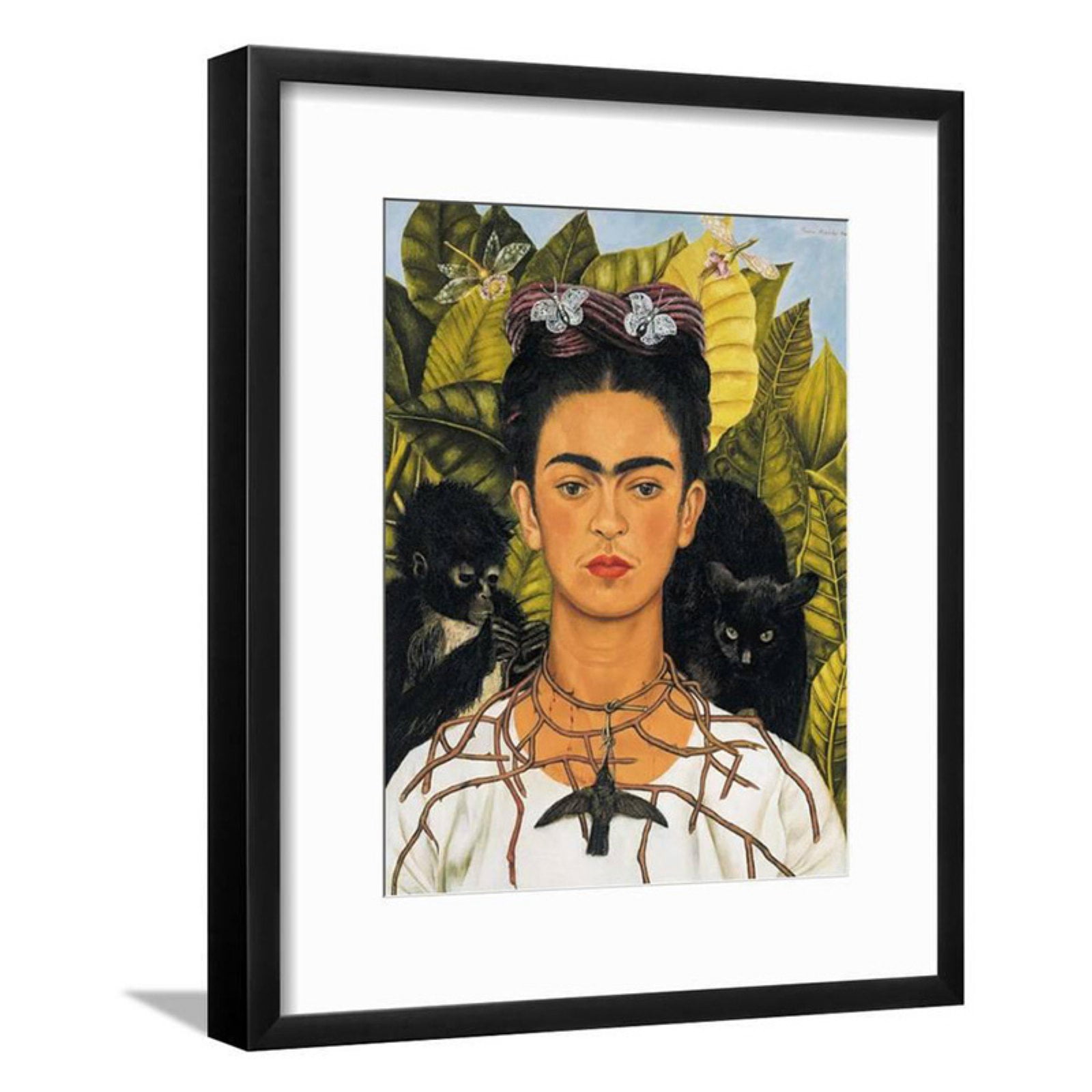 Free Shipping! Framed Frida Kahlo Self Portraits in Dual Brushed Metal ...