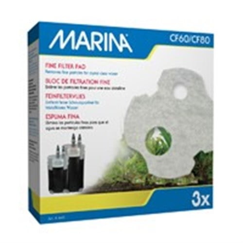 Marina CF Fine Filter Foam for CF60/CF80 Aquarium Filters, Replacement ...