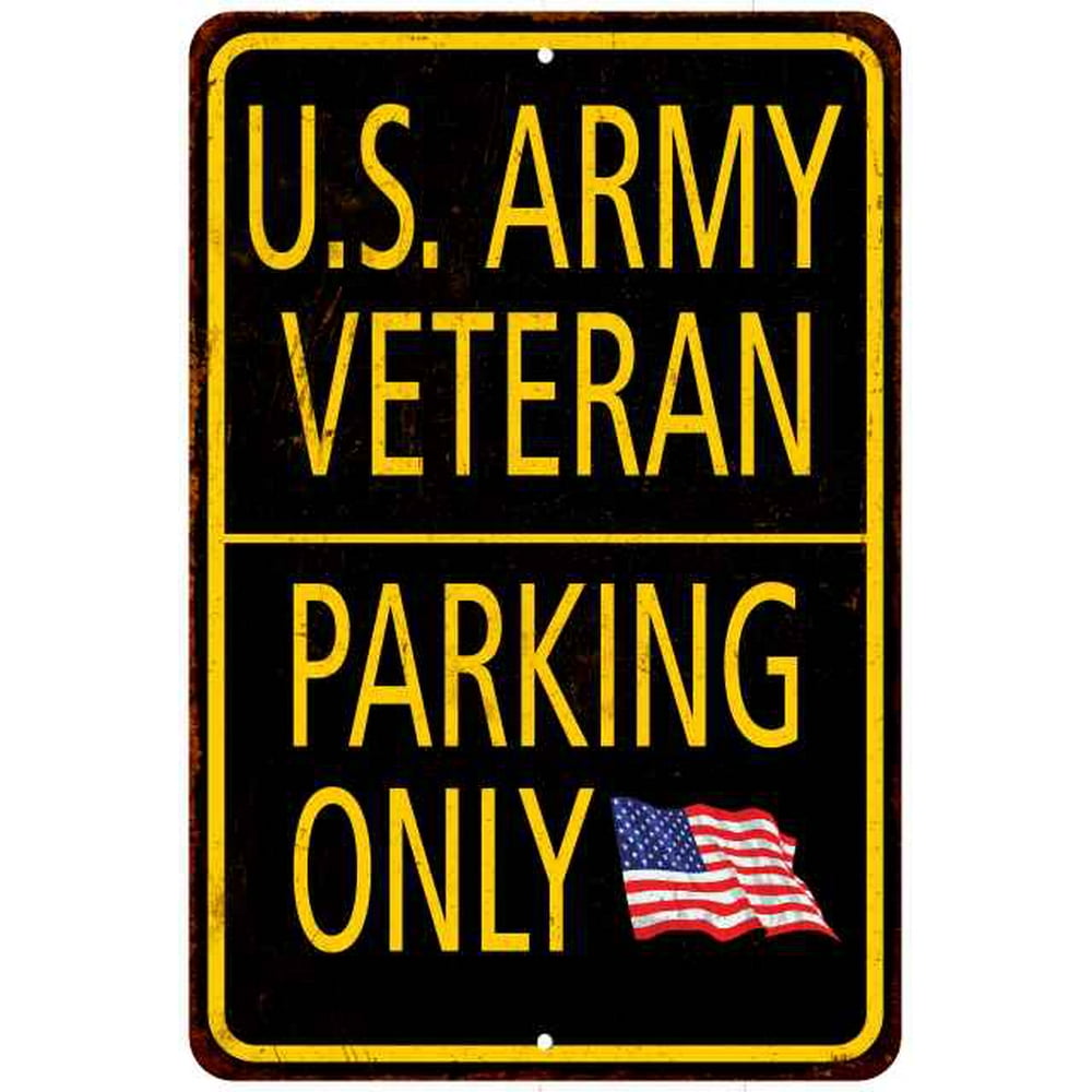 U.S. Army Parking Only Military Police 8x12 Metal Sign 208120062004 ...