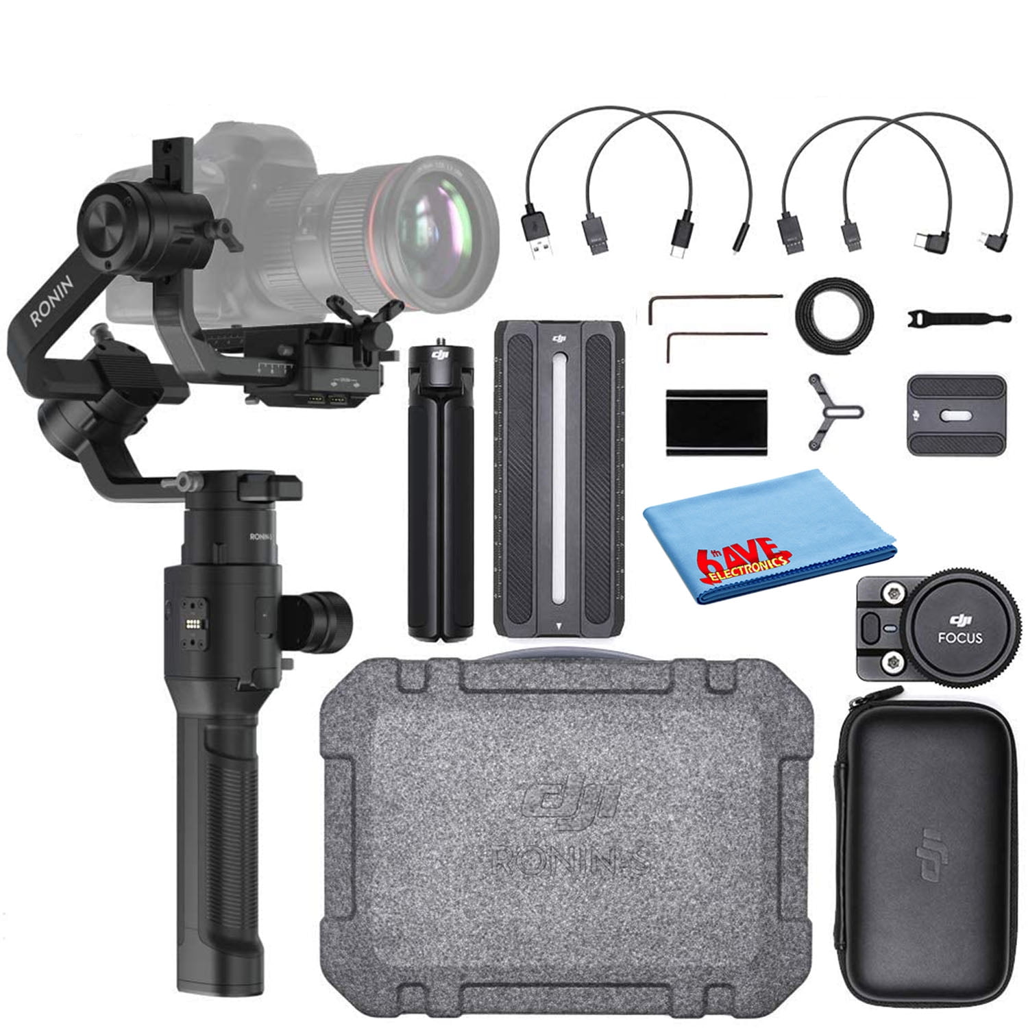 DJI Ronin-S Handheld 3-Axis Gimbal Stabilizer for DSLR Mirrorless ...