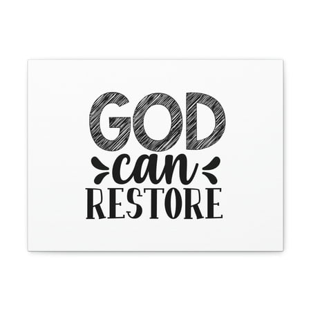 Scripture Walls God Can Restore Psalm 23:3 Plain Christian Wall Art ...