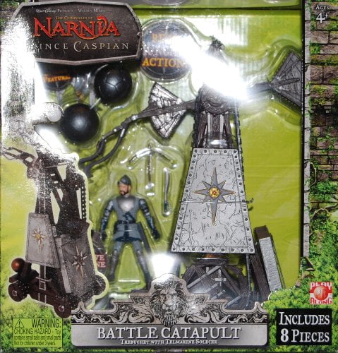 Las crónicas de Narnia Battle catapult Trebuchet with Telmarine Soldier ...
