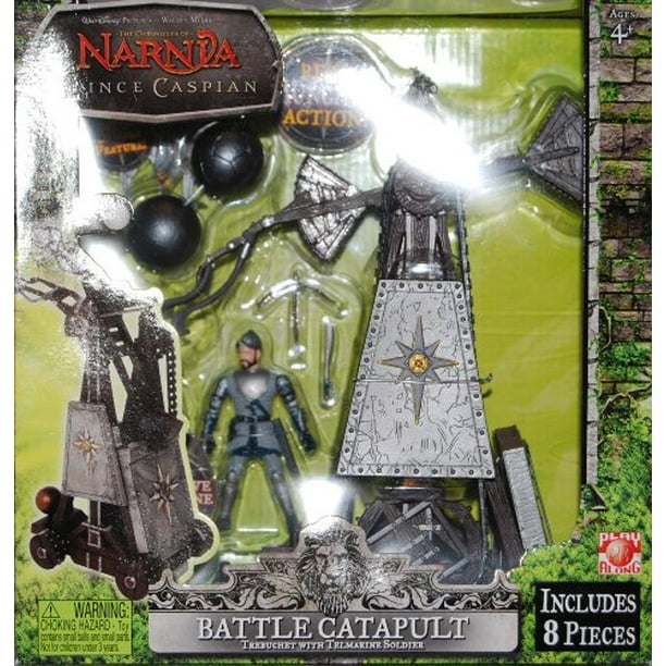 Las crónicas de Narnia Battle catapult Trebuchet with Telmarine Soldier ...