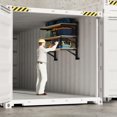 2 Pack Shipping Container Shelving Brackets 3-Tier Adjustable No-Drill ...